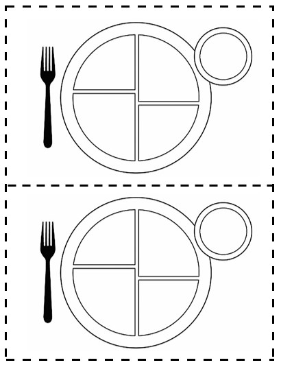 Healthy Food Plate Template