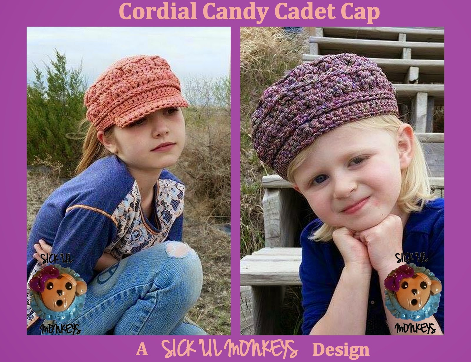 SICK LIL MONKEYS: Cordial Candy Cap - A yarn review and free pattern