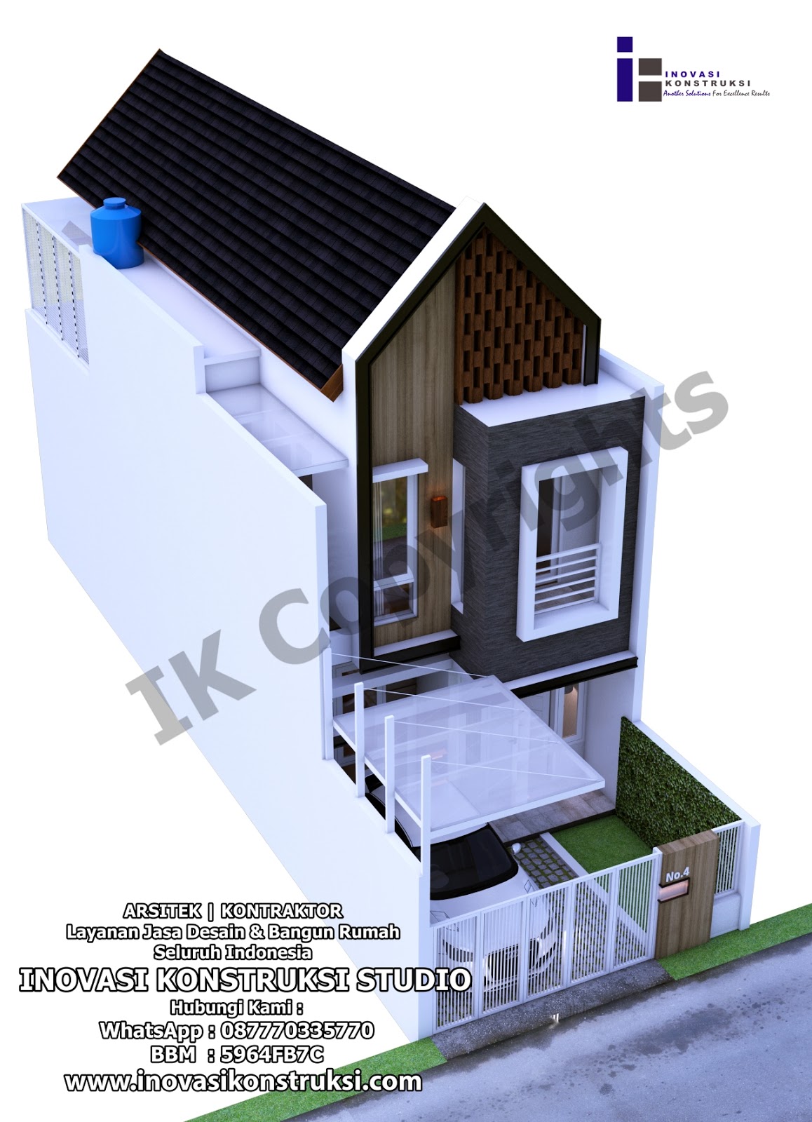 Desain Rumah Ibu Asri di Bandung - Inovasi Konstruksi