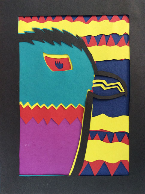 Mr. Bob's Middle & High School Art Room: Construction paper project ...