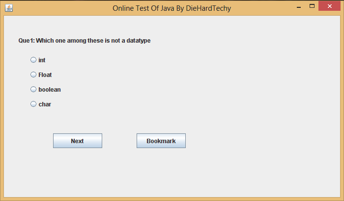 ONLINE EXAM CORE JAVA MINI PROJECT #2 FREE AVAILABLE - Tech Me More
