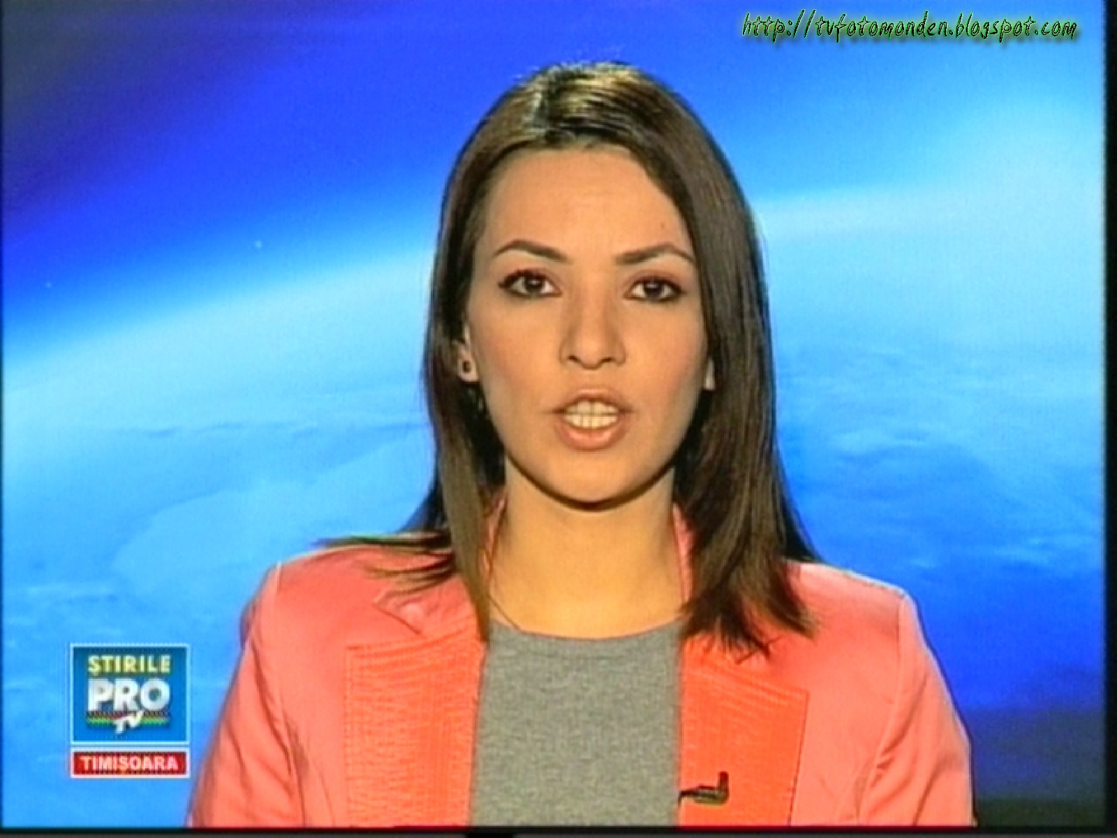 tv foto monden: Roxana Tivadar - reporter PRO TV Timisoara