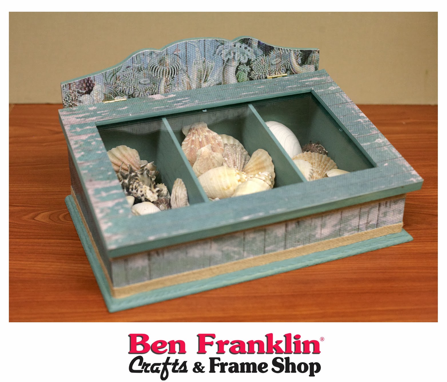 Ben Franklin Crafts and Frame Shop: DIY Beachcomber Treasure Box