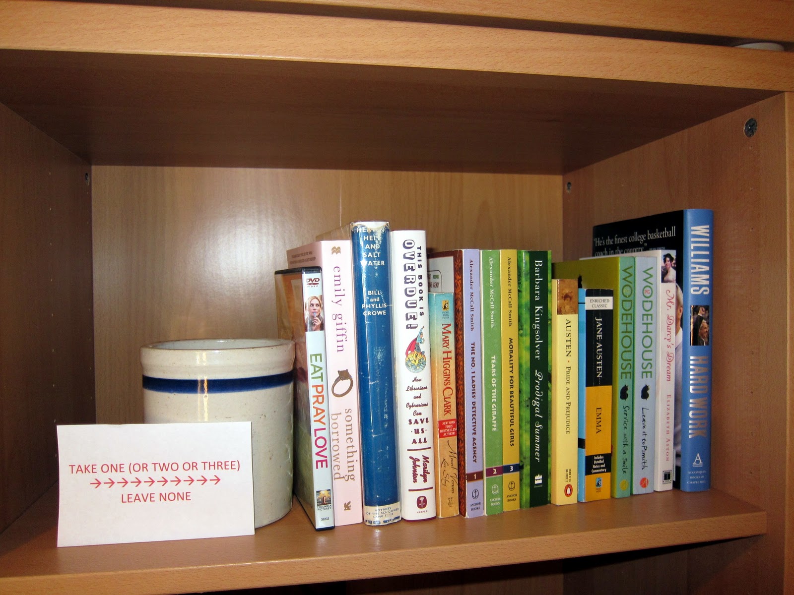 Yours in...: #521 Take One, Leave None