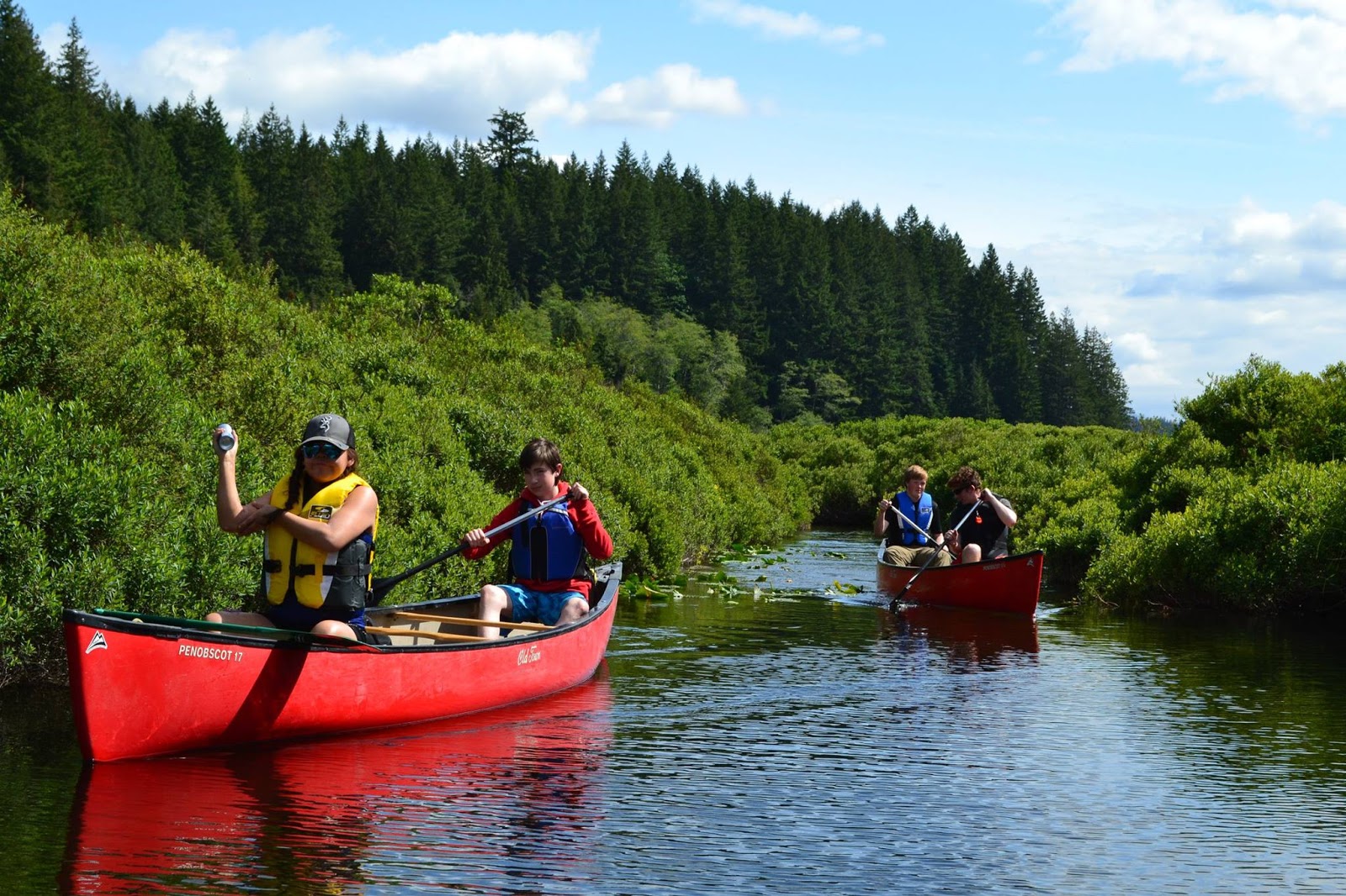 Tahsis Living: Spring Canoe Trip with NSOP