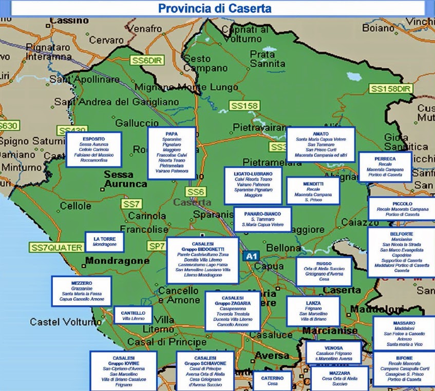 Criminalitalia: I processi di riassetto della camorra casertana secondo ...