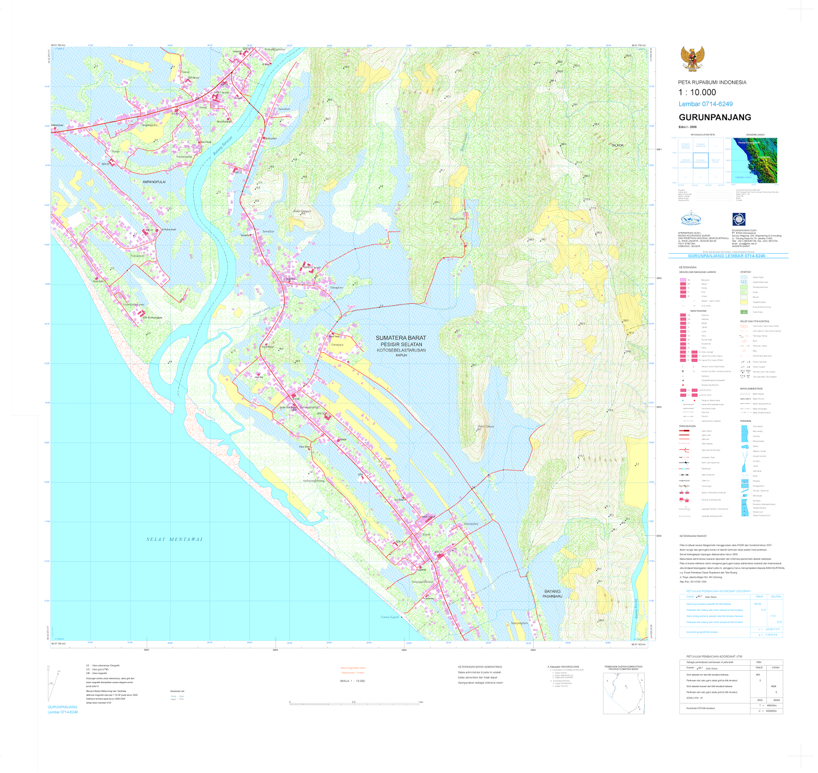 IPAMAS JAKARTA: Peta RBI [Topografi]