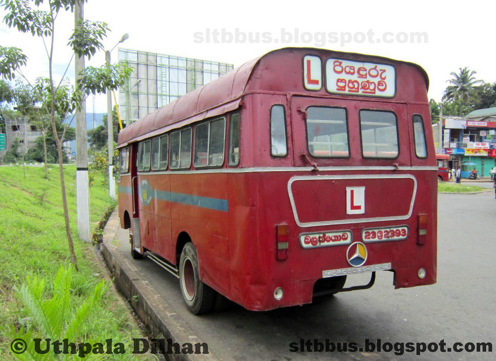 SLTB buses - ශ්‍රී ලංගම බස්: CTB bodied Mercedes-Benz LP 1113/42 bus ...