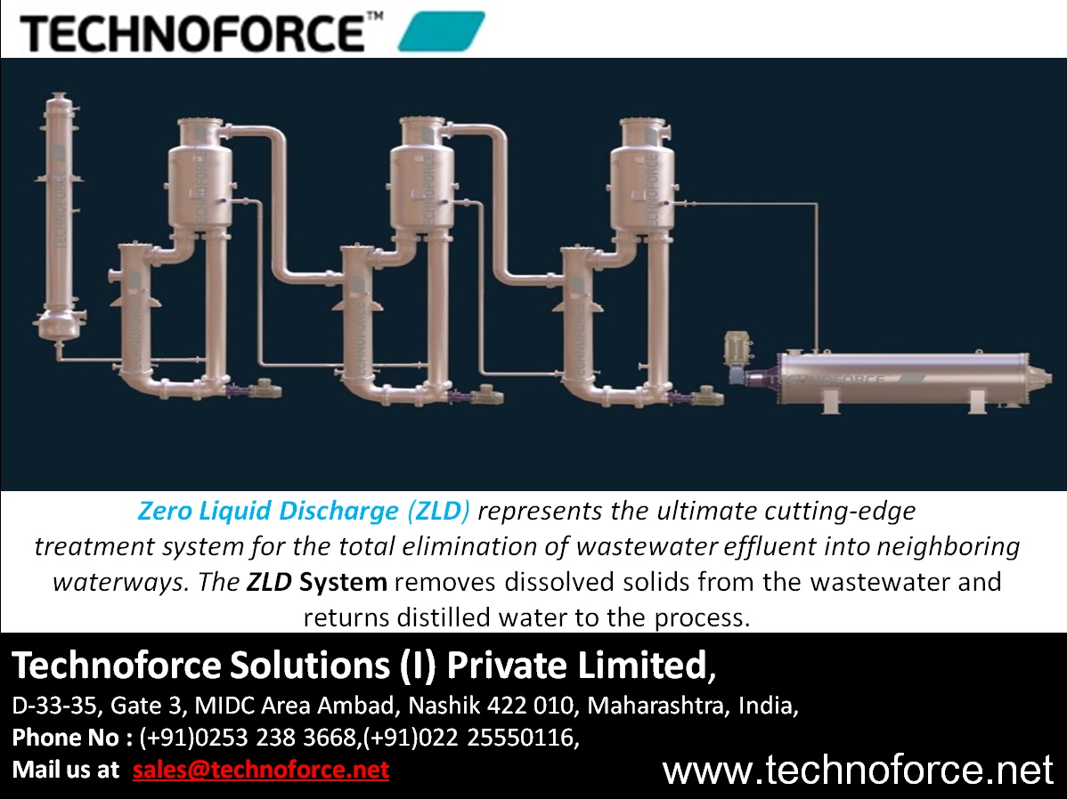 Zero Liquid Discharge (ZLD) System Wastewater Treatment| Technoforce
