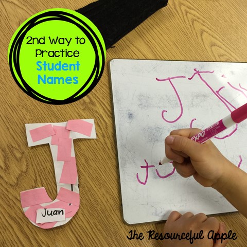 The Resourceful Apple: 5 Ways to Practice Student Names