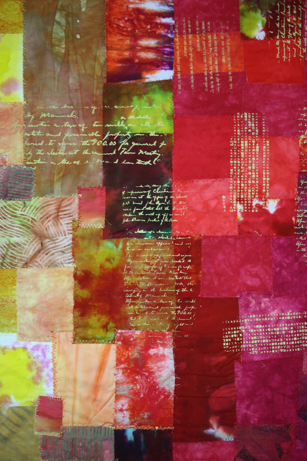 Living and Dyeing Under the Big Sky: Screen Printing Text