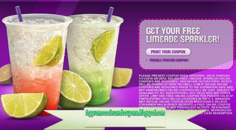 Free Promo Codes and Coupons 2023: Taco Bell Coupons