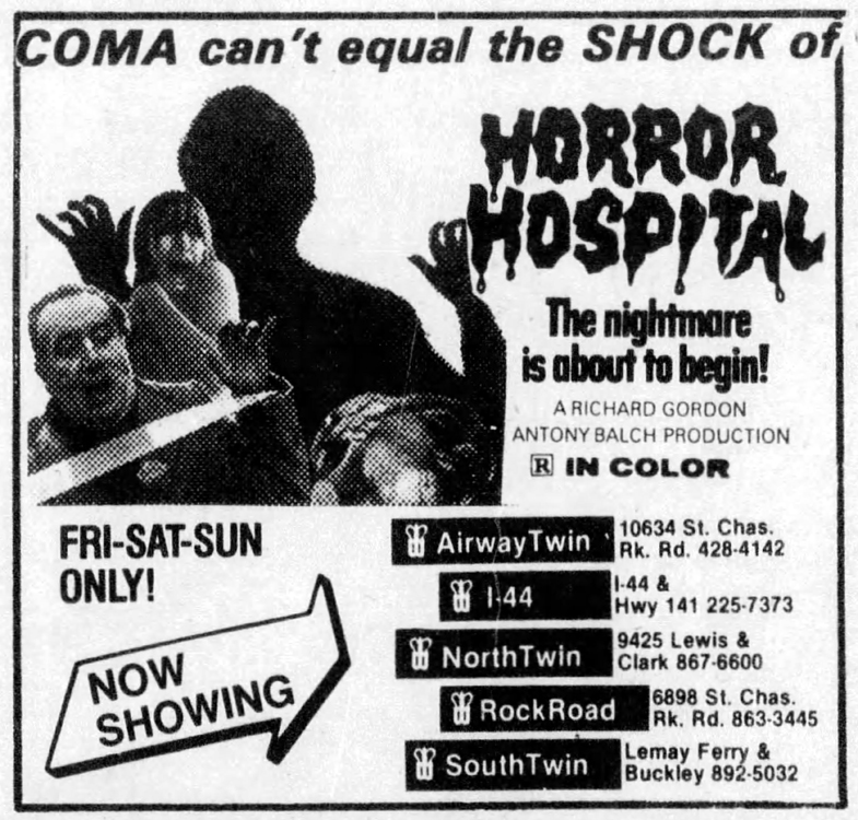 TEMPLE OF SCHLOCK: Movie Ads of the Week: The Many Faces of HORROR ...