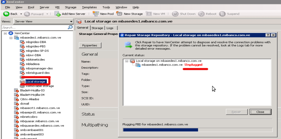 El blog de Frankcho: HOW TO: Citrix XenServer error: Storage repository ...