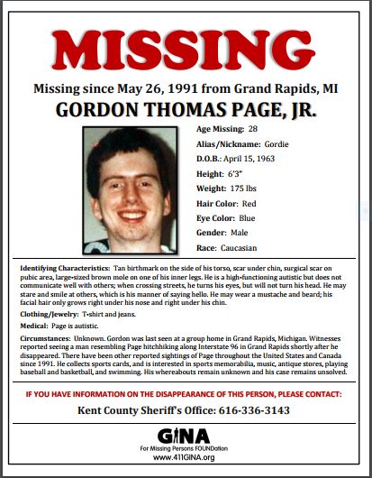 Quick Entry # 2: Missing-Gordon Thomas Page Jr. - CrimeBlogger1983