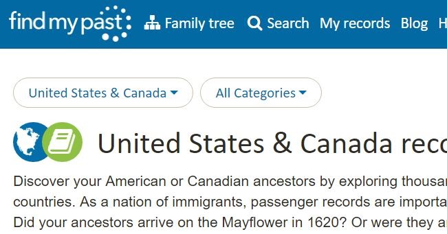 Canada's Anglo-Celtic Connections: Findmypast moves to correct Canada error