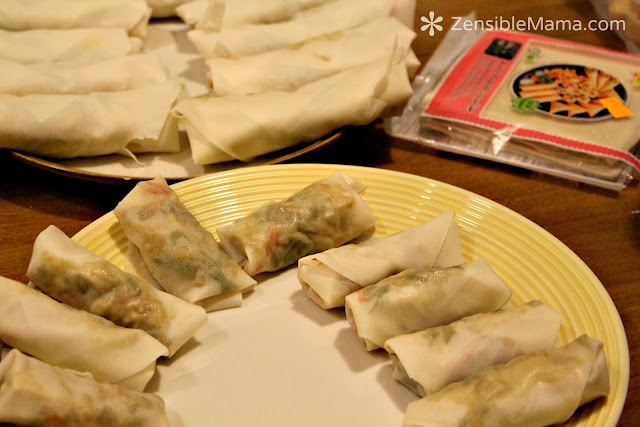Zensible Mama: Filipino Dish: Veggie and Tofu Lumpia Vegetarian Recipe