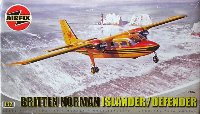AIRPLANE SCALE MODELKIT: BRITTEN NORMAN BN-2 Islander