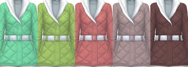 Annett's Sims 4 Welt: Winter Jacket - Recolors