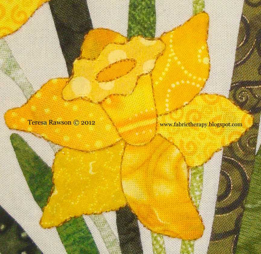 FABRIC THERAPY: "Baltimore Rhapsody" Block 15 - the double bass