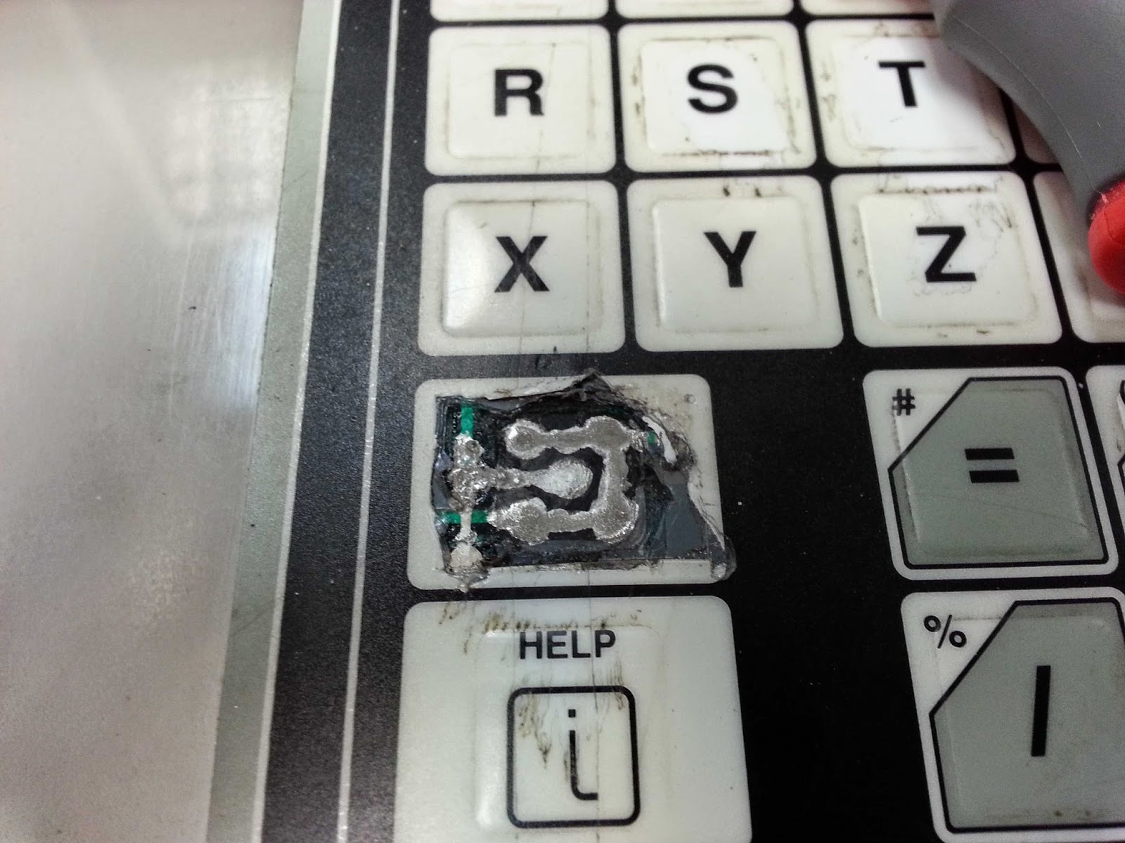 Technology for a sustainable future: Repair of electronic tracks on an ...