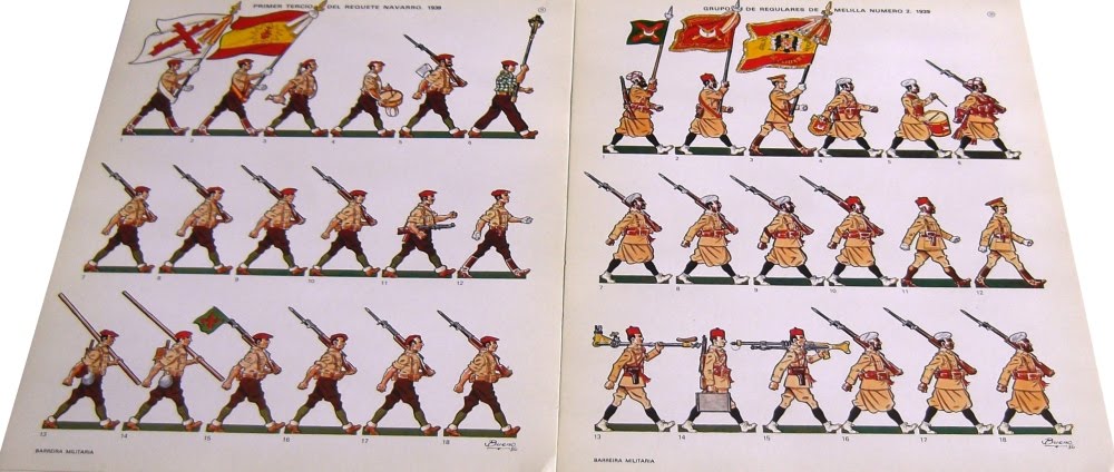 Wargaming Miscellany: Paper Soldiers ... of the Spanish Civil War: Some ...