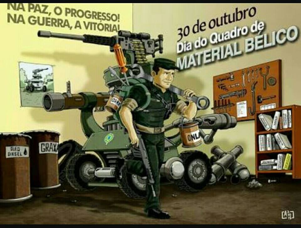 Coluna Acontecendo: 30 DE OUTUBRO - DIA DO QUADRO DE MATERIAL BÉLICO