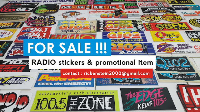 FOR SALE !!! - Rare Collectable radio sticker and promotional stuff