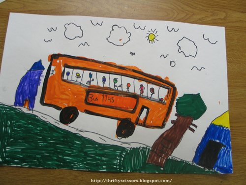 Paint The Wheels on Your Bus | Thrifty Scissors