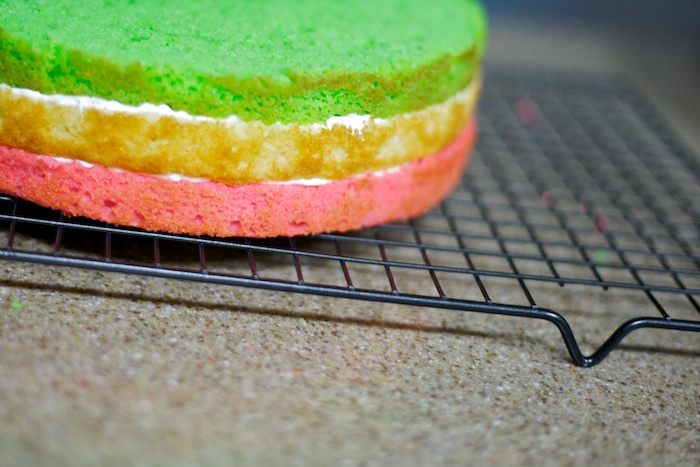 Johnnie and Angela: Mexican Flag Cake