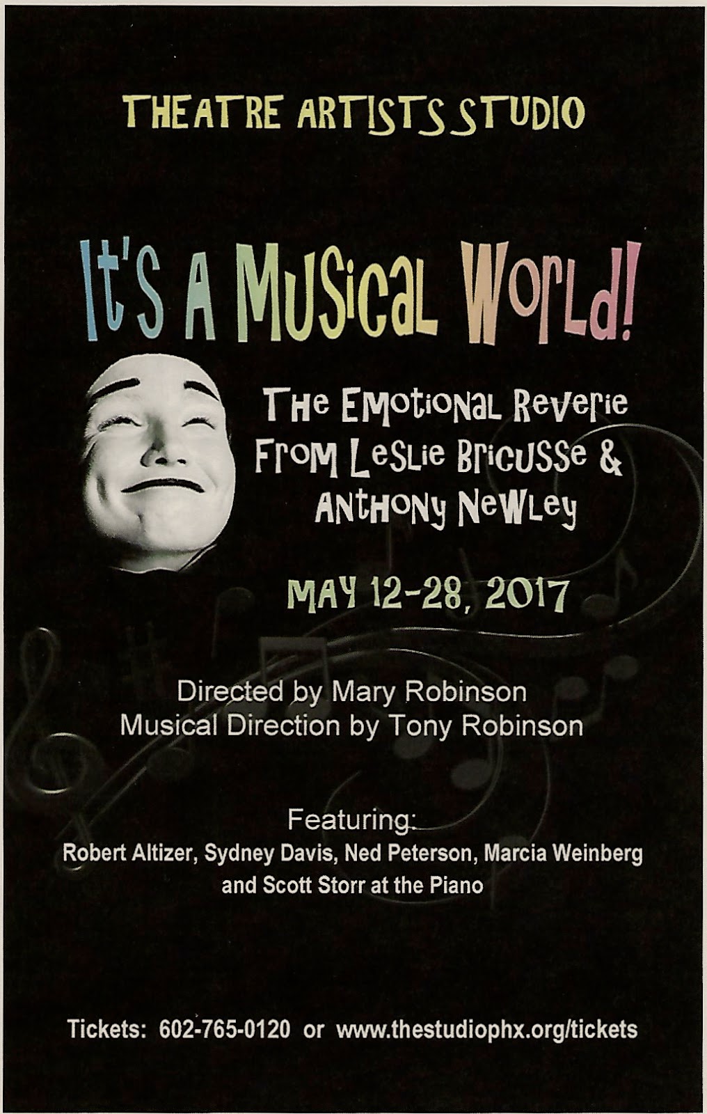 PHX Stages: cast announcement - IT'S A MUSICAL WORLD! - Theatre Artists ...