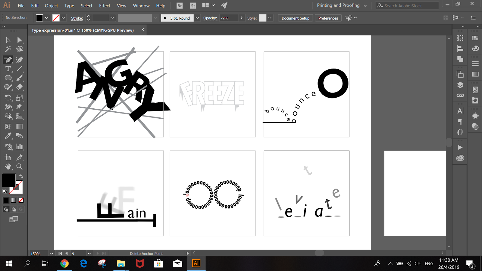 Typography - Exercises