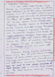 CANCER AWARENESS SCOUT AND GUIDE PROFICIENCY BADGE NOTES