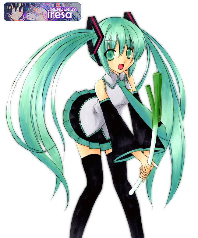 Vocaloid Desu: alguns PNGs (renders)