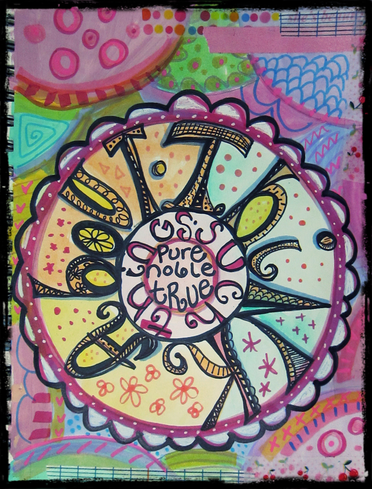 New journaling/lettering pages - Marcia Beckett