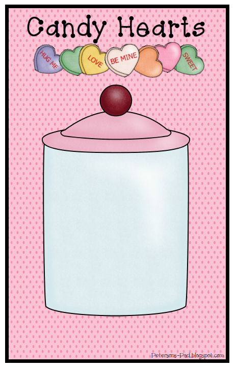 Peterson's Pad: Candy Heart Math FREEBIE