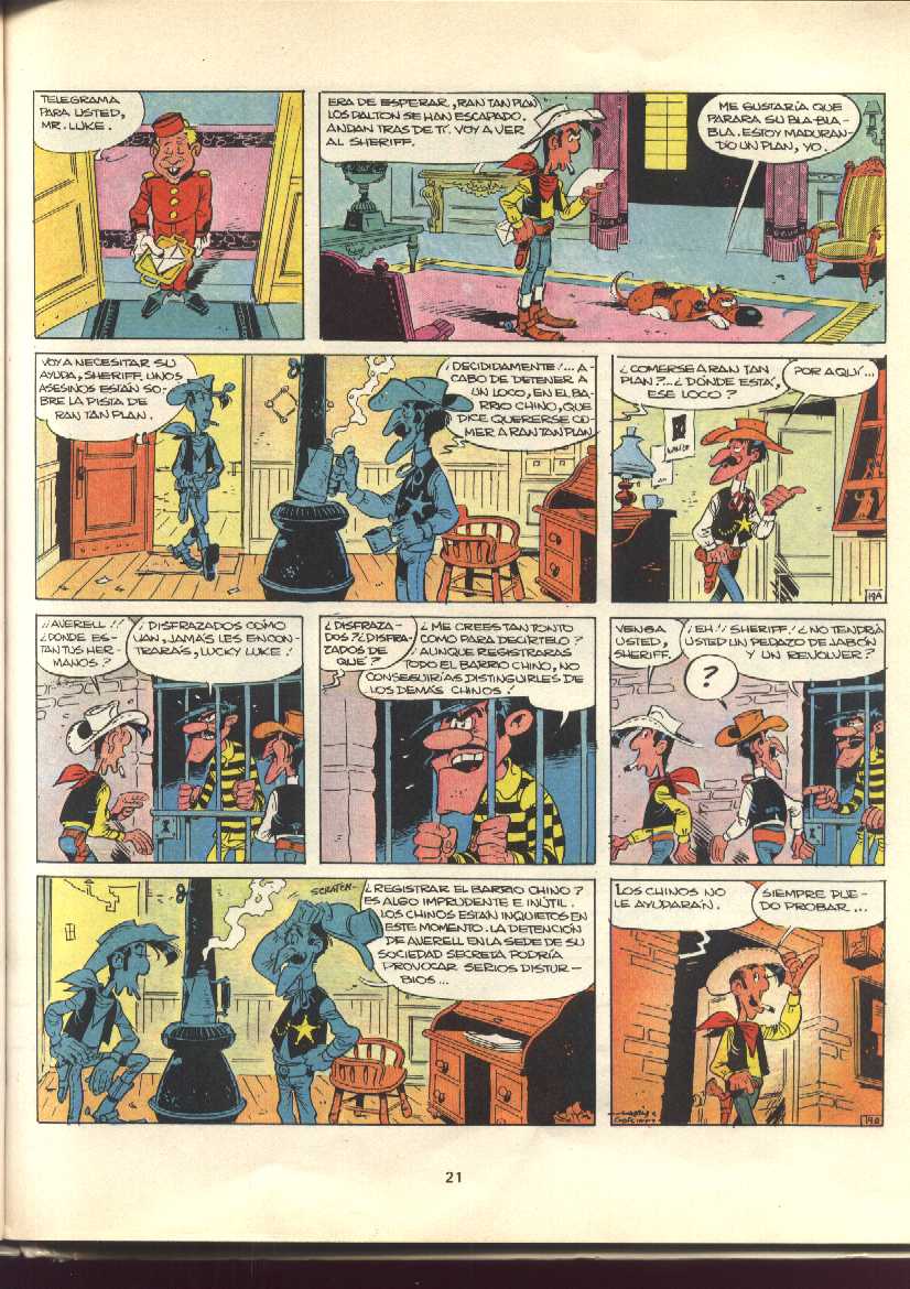 PERROS Y GATOS FAMOSOS: RANTANPLAN, EL PERRO DE LUCKY LUKE COMIC