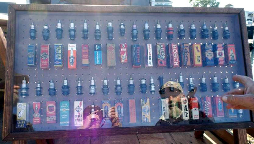 Just A Car Guy: Fantastic spark plug collection display (oh how I wish ...
