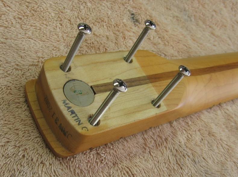 Guitar Snob: Neck Bolt Insert - Retrofit