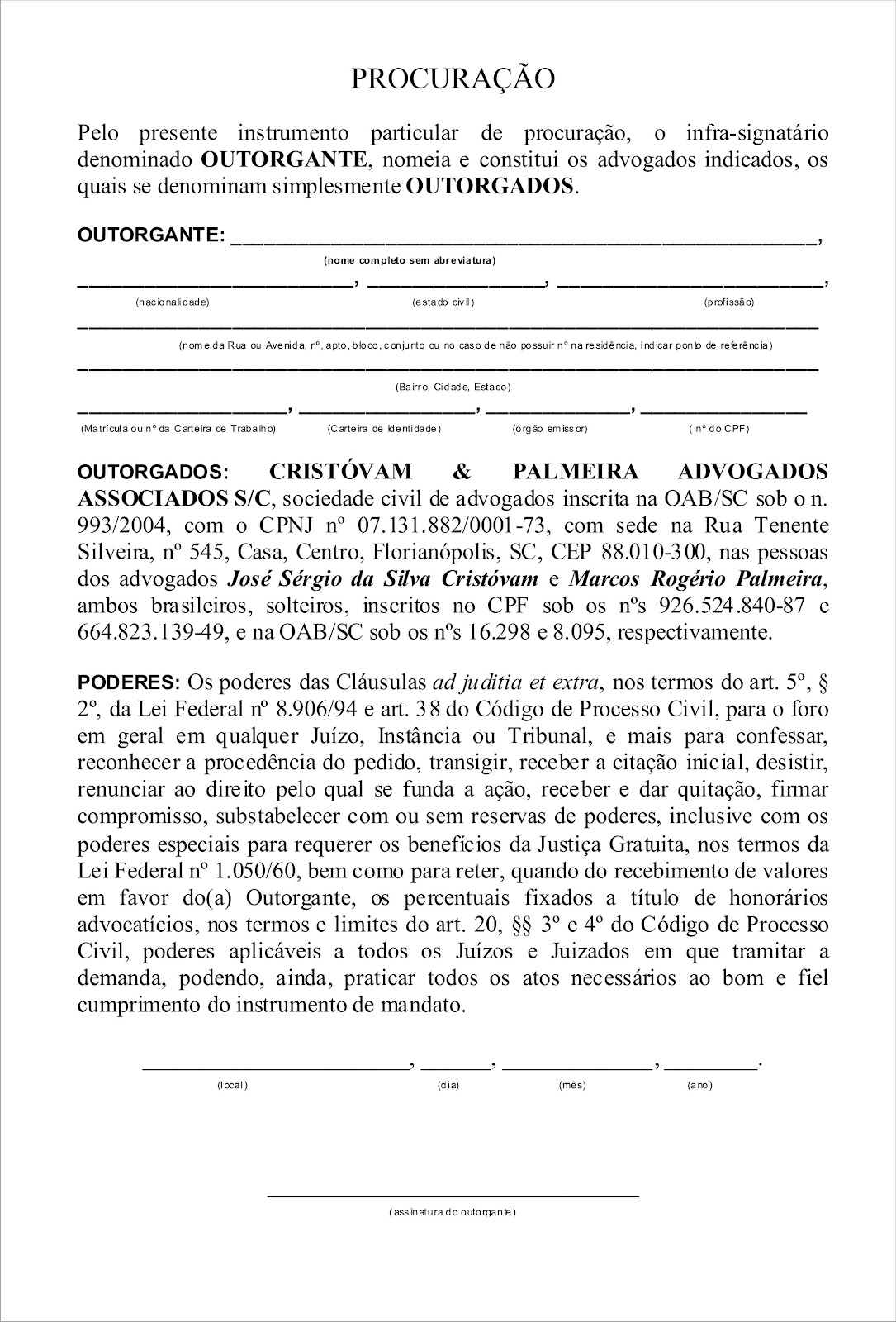 Procuracao Para Representar Pessoa Juridica