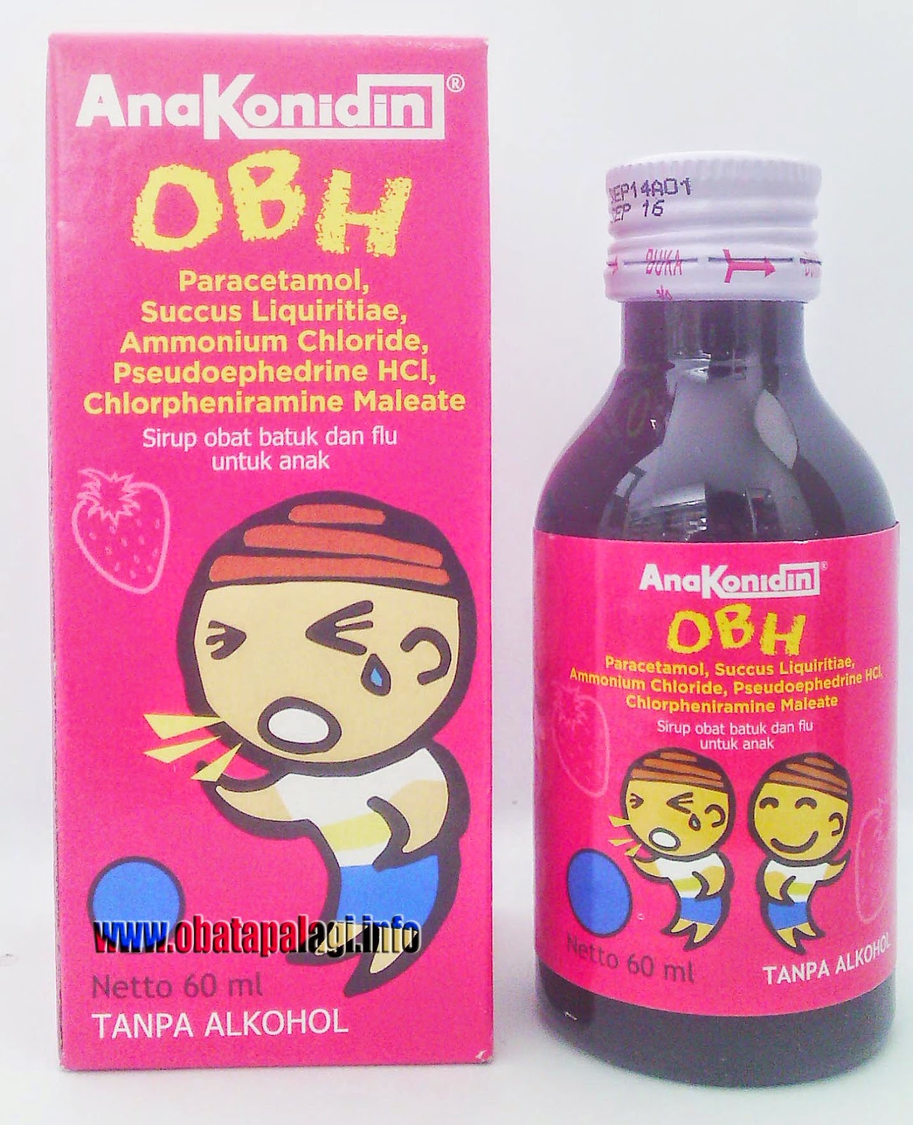 Dosis Komposisi Anakonidin OBH