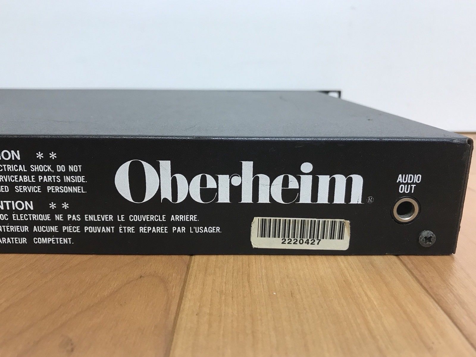 MATRIXSYNTH: Oberheim Matrix 1000 Rack Mount Synthesizer SN 2220427