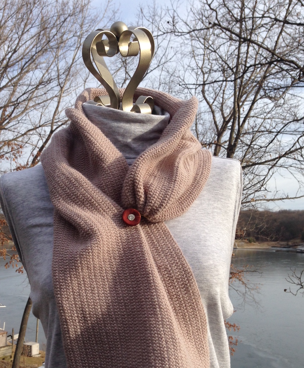 Kriskrafter: Clipper Scarf - Machine Knit FREE Pattern