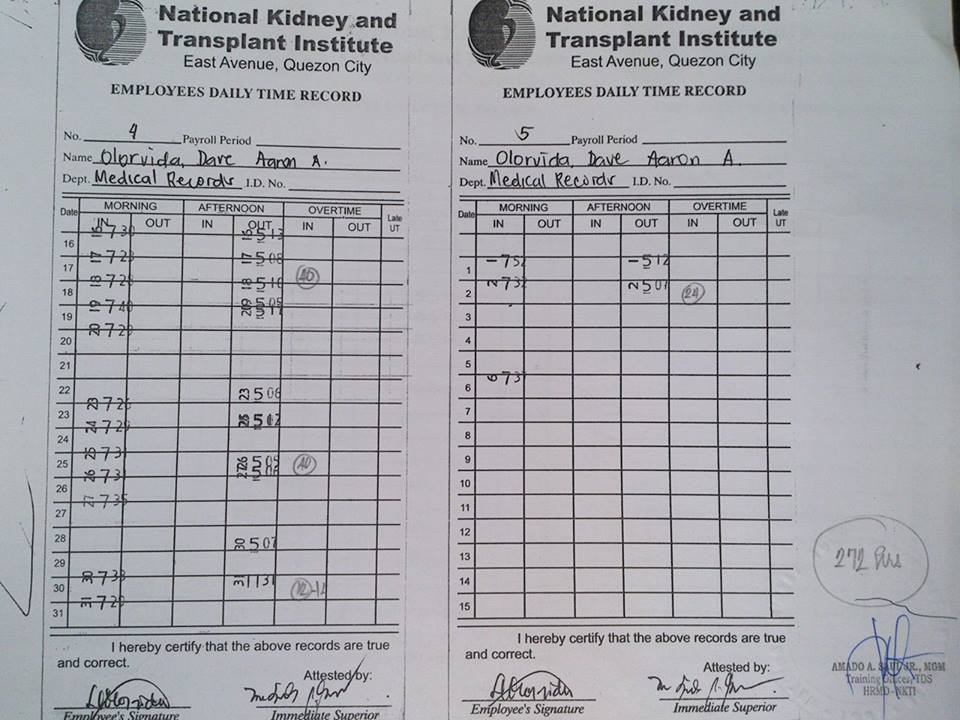 Sample Daily Time Record For Ojt Calendar June Sample Daily Time Record For Ojt Calendar June