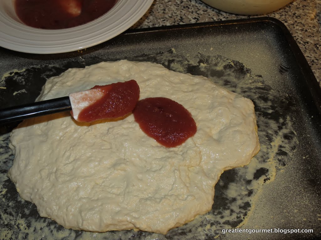 Great Lent Gourmet: Day 35: Vegan Blush Apple Pizza Tart Using Artisan ...