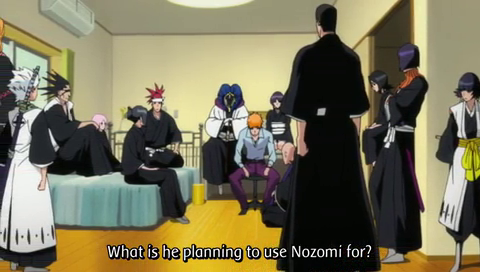 keblog tattoo: Bleach Episode 320 : Gotei 13, Gathering in the Real World!