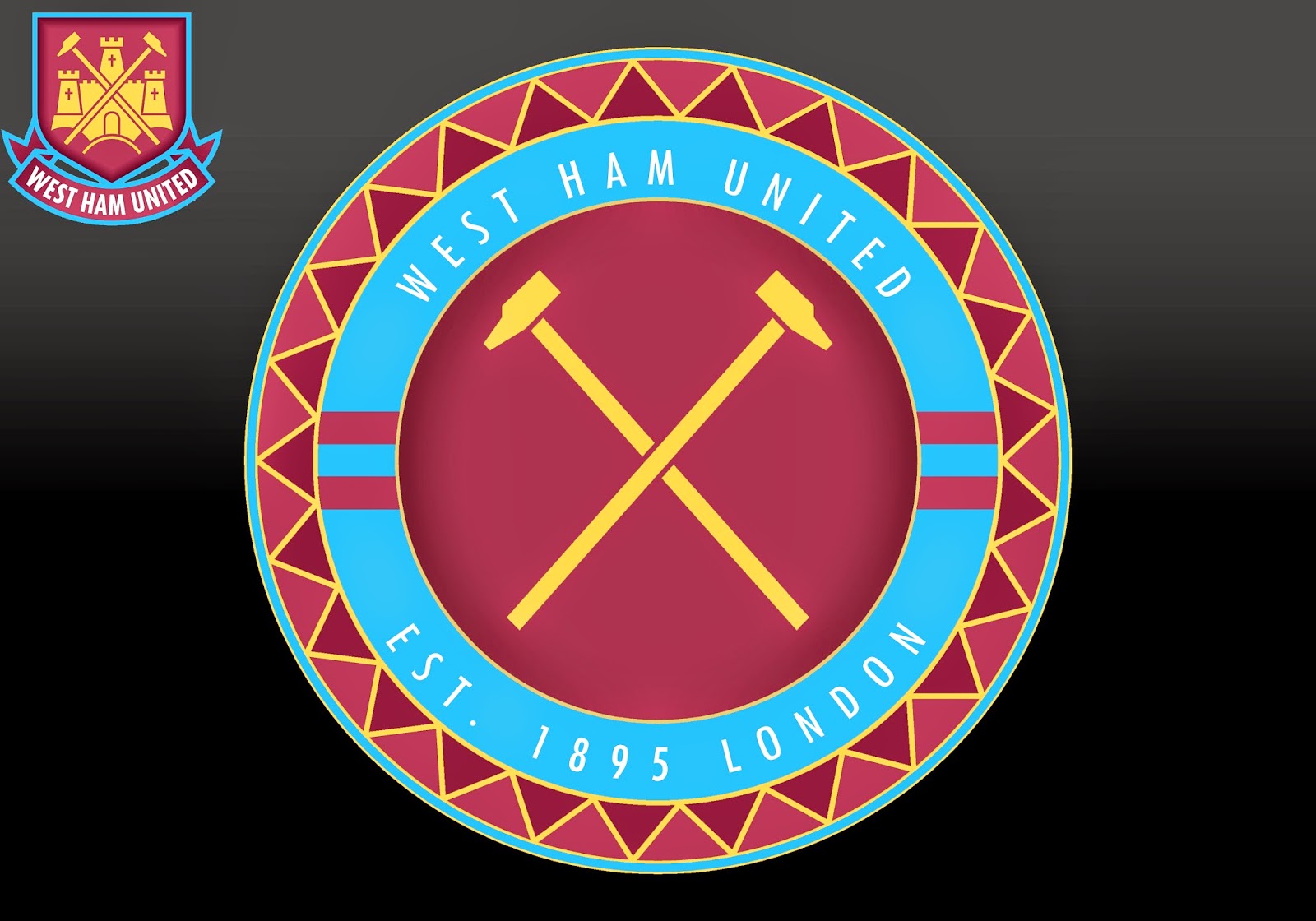 West Ham Badges: West Ham United 2016/17 badges