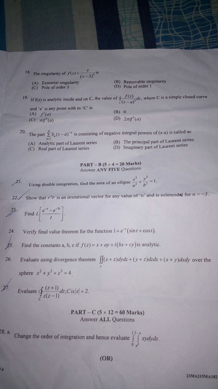 Srm Backbenchers: MA102-ADVANCED CALCULUS AND COMPLEX ANALYSIS SEM ...