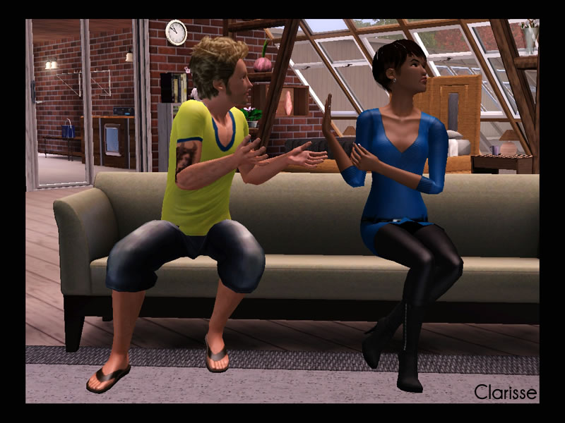 Clarisse Sims 3 custom poses: Upset poses pack
