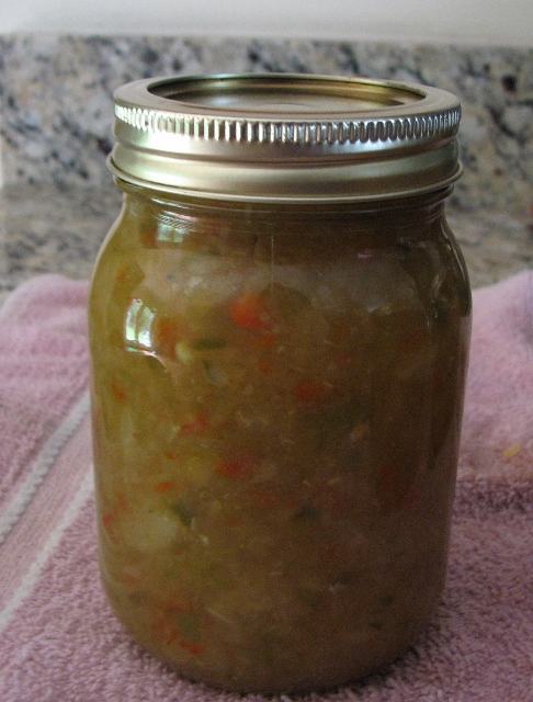 Twenty Foot Garden: Canning Pear Relish